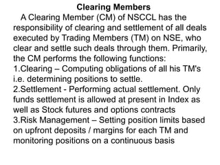 Clearing Mechanism in Derivatives Mkt.ppt