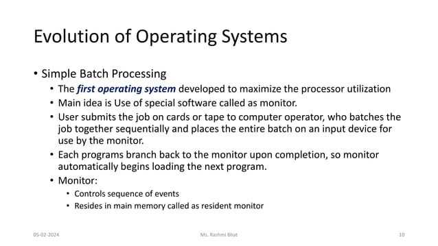 Introduction to Operating System | PDF | Operating Systems | Computer Software and Applications
