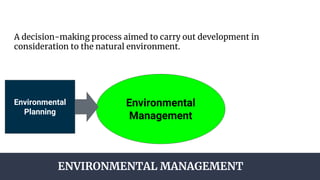 Introduction to Environmental Management | PPTX