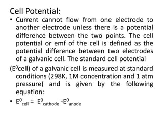 PPT on electrochemistry and energy storage systems | PPTX