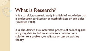 Methods of research(types of researches) | PPT