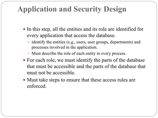 Notes Of Dbms Introduction To Database Design Ppt