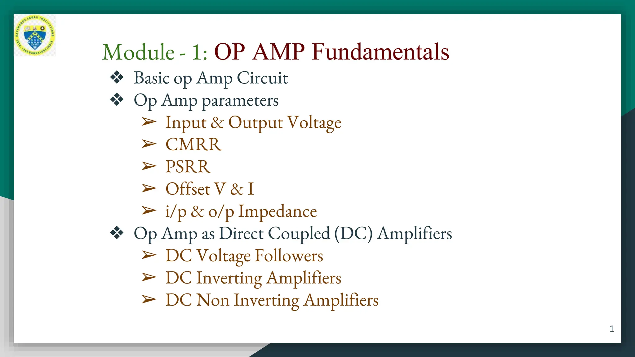 Fundamentals of oprational Amplifiers.pptx