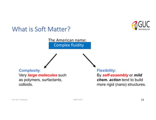 Soft Matters module one talking about the soft matters types | PPT