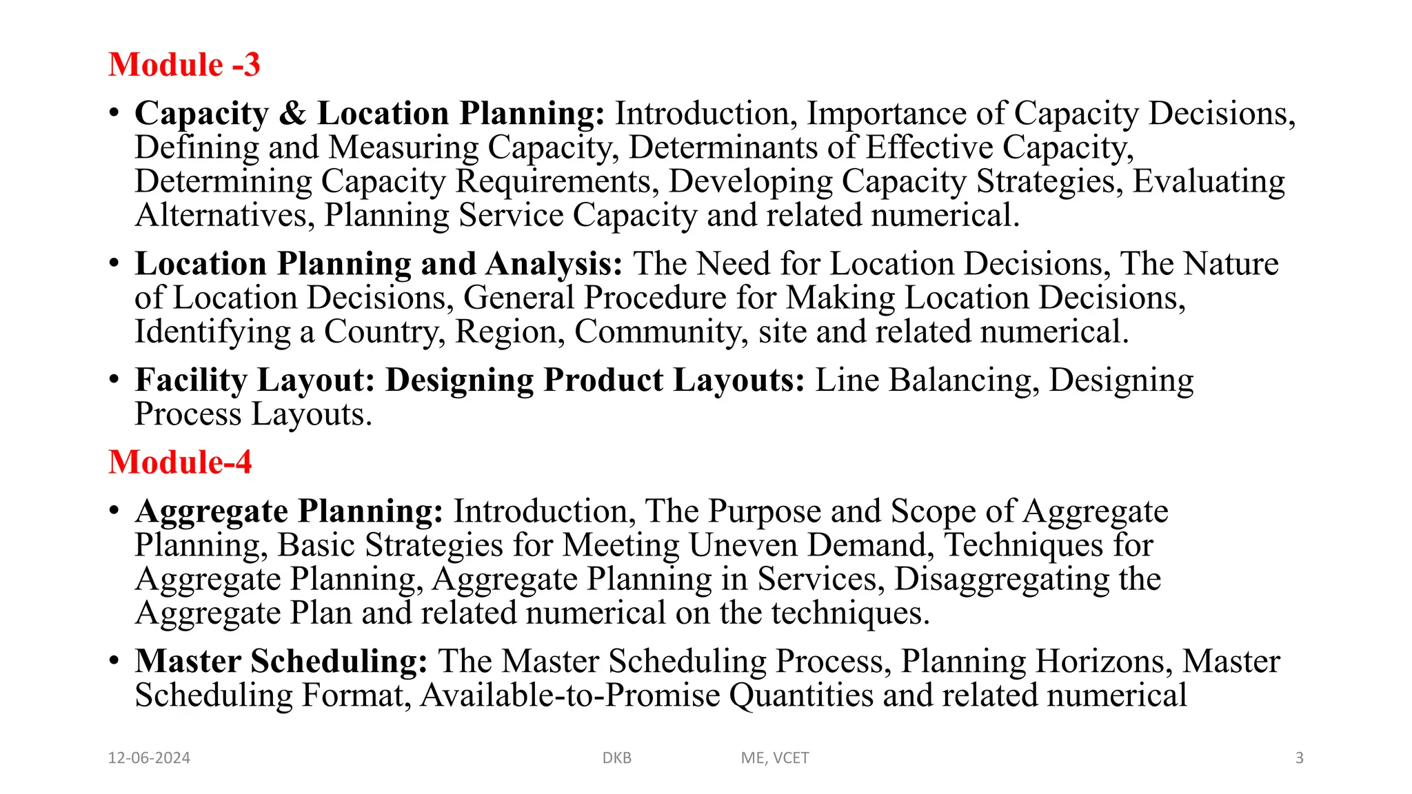 Introduction to Operation Management, scope, types and characteristics ...