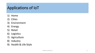 IOT NOTES BASED ON THE ENGINEERING ACADEMICS | PDF
