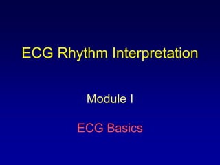 ECG INTRODUCTION LECTURE FOR MEDICAL SCHOOL | PPT