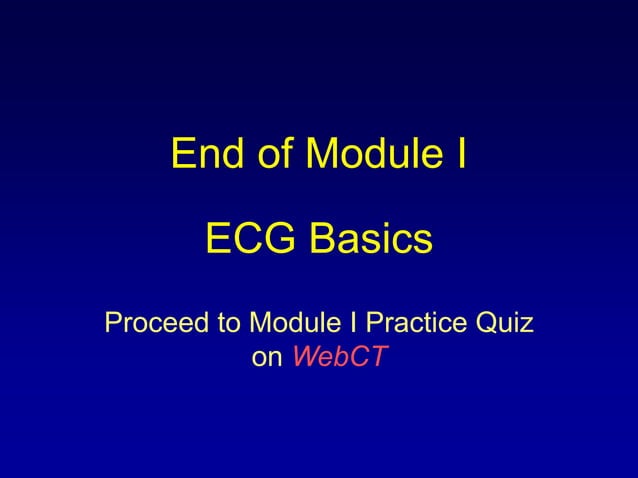 ECG INTRODUCTION LECTURE FOR MEDICAL SCHOOL | PPT
