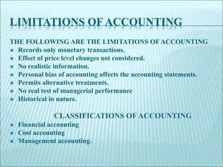 MODULE1.pptx : introduction of accounting | PPTX