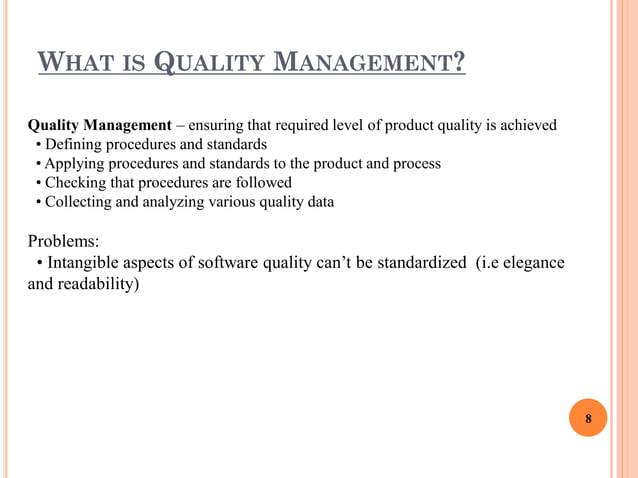 Software Quality Assurance- Introduction | PPT