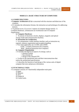 bec306c Computer Architecture and Organization | PDF