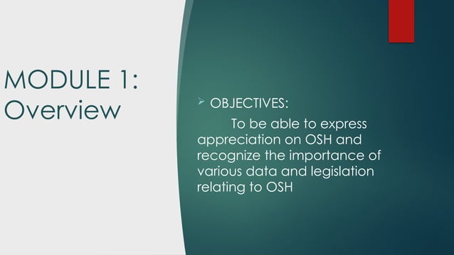 Mandatory 8hours OSH training company Safety | PPTX | Injuries ...