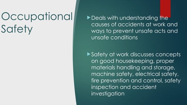 Mandatory 8hours OSH training company Safety | PPTX | Injuries ...