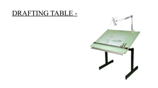 Traditional drawing tools used in Architecture | PPT