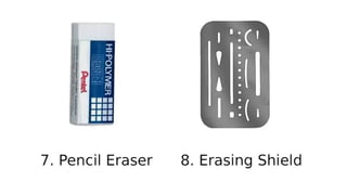 Traditional drawing tools used in Architecture | PPT