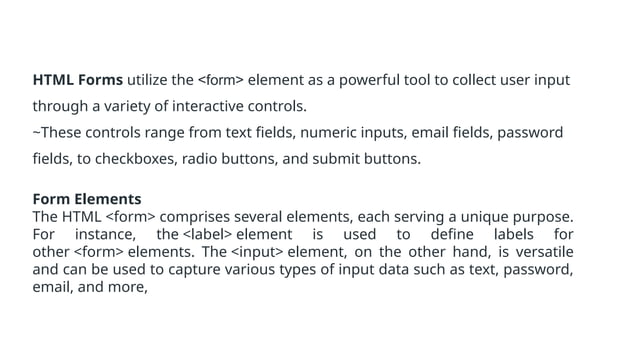 Introduction to Web Techniques_Key componenets_HTML Basics | PPT