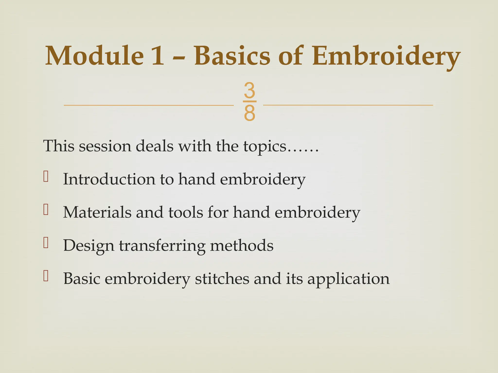 Basics of embroidery - tools and materials | PPTX