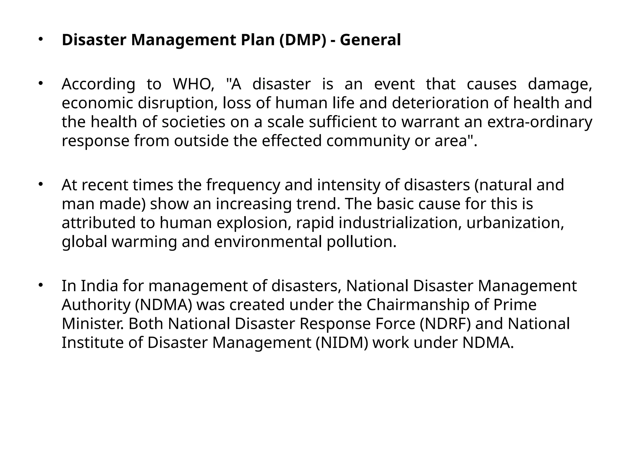 Disaster Management-Introduction VTU Module 1 | PPTX | Environment ...