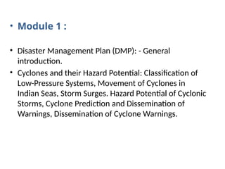 Disaster Management-Introduction VTU Module 1 | PPTX | Environment | Science