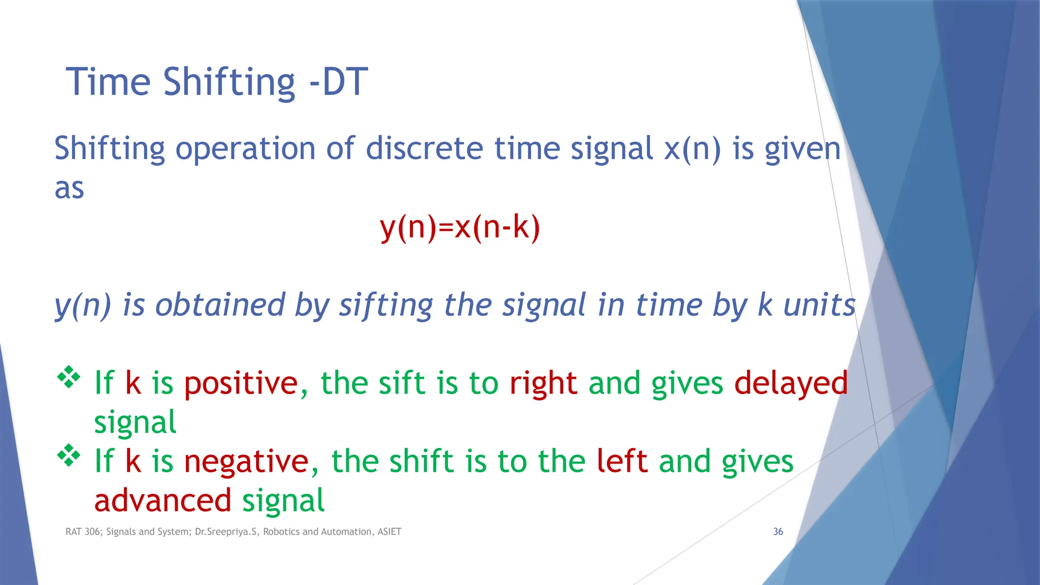 Signals And System Module 1 Pptx