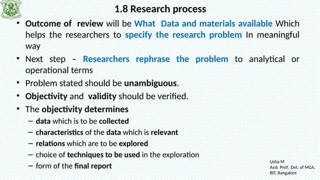 Introduction to research methodology MODULE 1 | PPTX