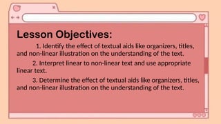 module 1 All About Textual Aids in English 10.pptx