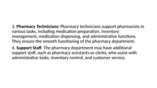 Hospital Pharmacy &and its organisations | PPTX