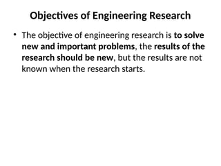 MODULE 1 research methodology engineering | PPTX