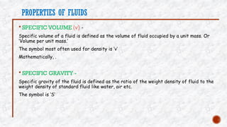 Module 1- Properties of fluid- FM Basics.pptx