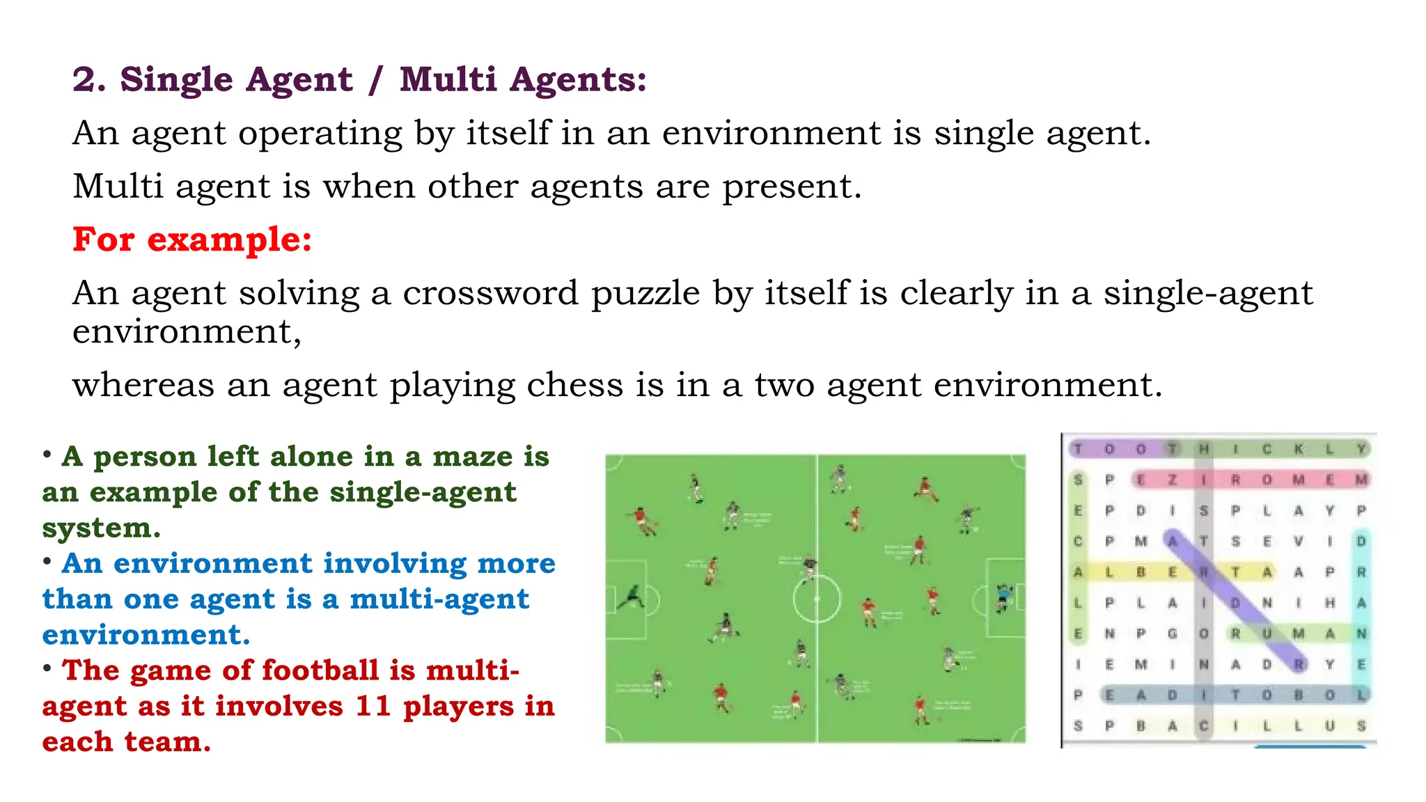 Agents-Artificial Intelligence with different types of agents | PPTX