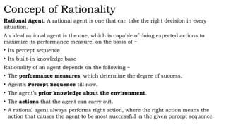 Agents-Artificial Intelligence with different types of agents | PPTX