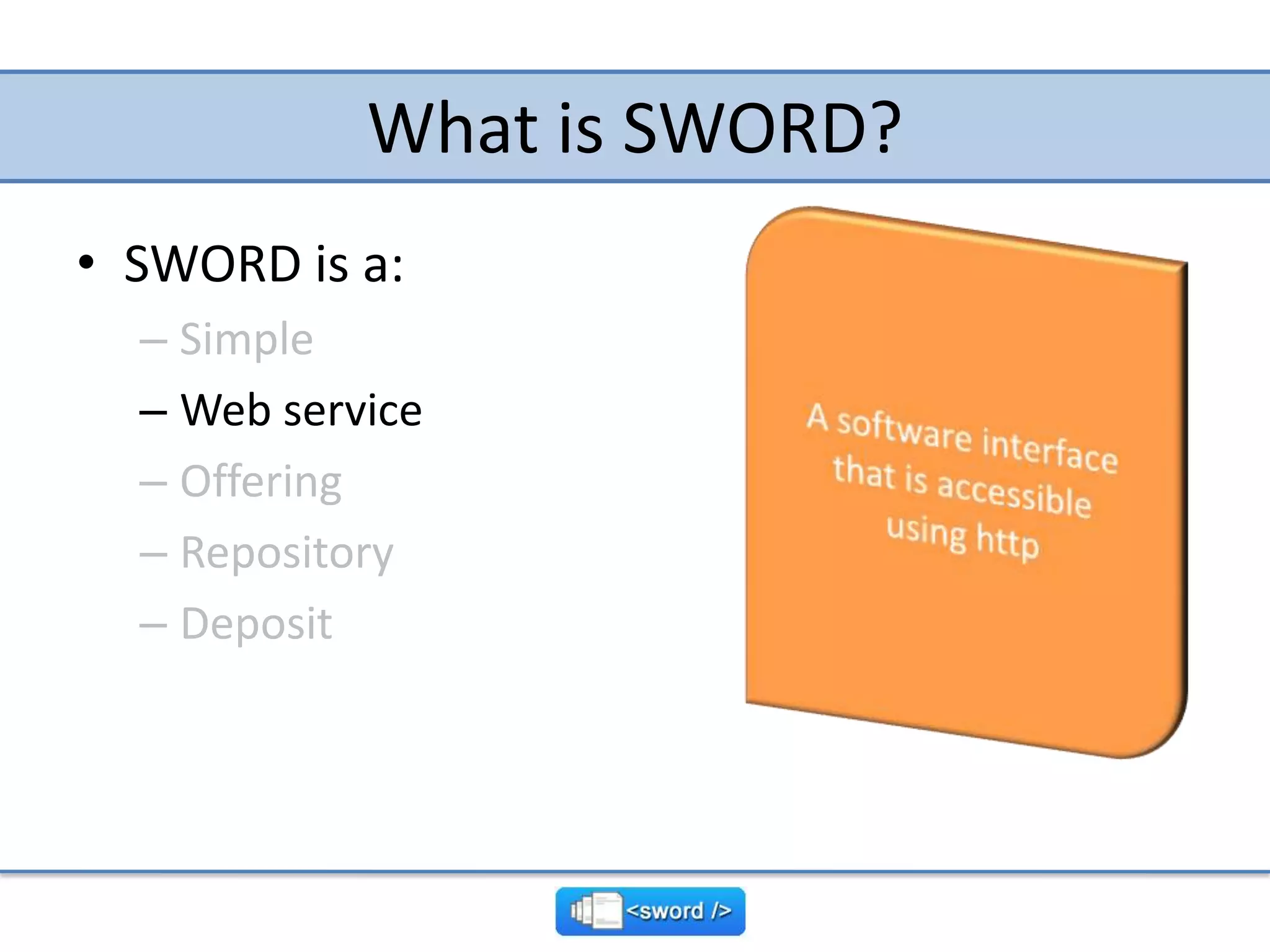 Module 1 - An Introduction To SWORD | PPT