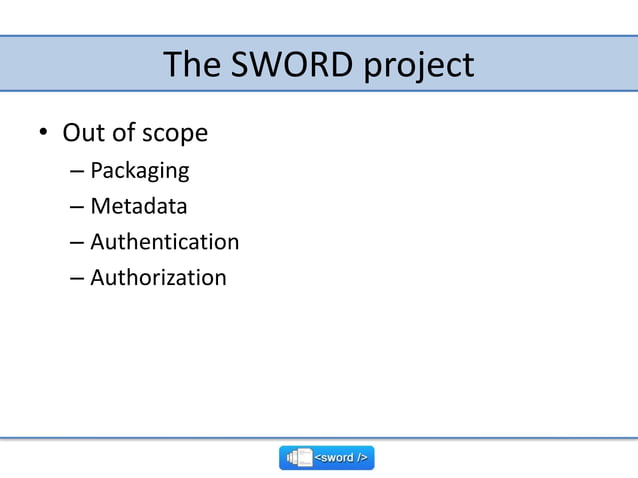 Module 1 - An Introduction To SWORD | PPT