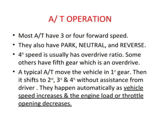 KTU 2019 Automatic Transmission system.pptx