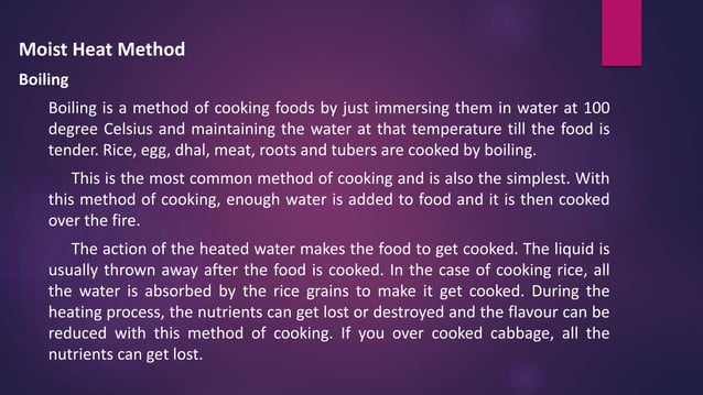 BTHM Module 1 basics of food production theory | PPTX | Nutrition ...