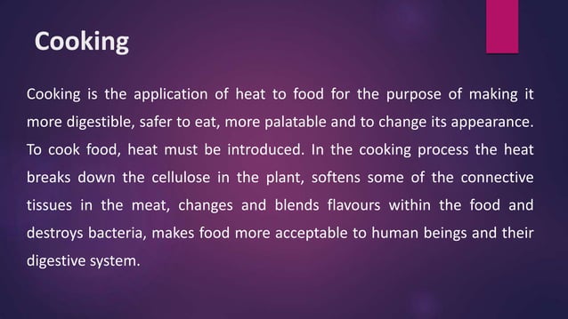 BTHM Module 1 basics of food production theory | PPTX | Nutrition ...