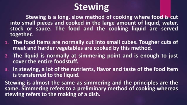 BTHM Module 1 basics of food production theory | PPTX | Nutrition ...