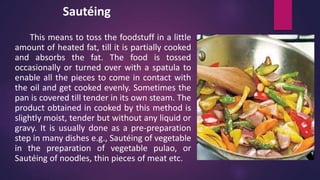 BTHM Module 1 basics of food production theory | PPTX