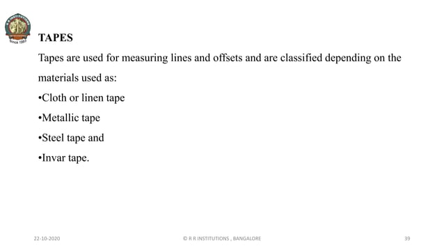 Module 1 basic surveying | PPTX | Civil Engineering Industry | Industries