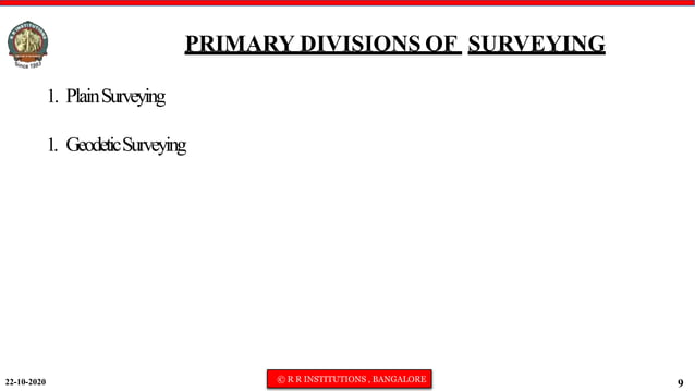 Module 1 basic surveying | PPTX | Civil Engineering Industry | Industries