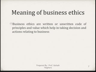 module 1- BECG.pptx, business ethics and | PPTX
