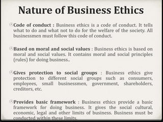 module 1- BECG.pptx, business ethics and | PPTX