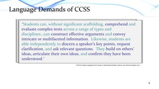 Module 1: Building Academic Language | PPTX
