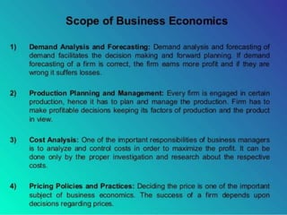 Module 1 chap 1- Introduction to business economics | PPTX