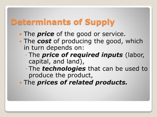 Module 1 chap2-market demand & supply | PPTX