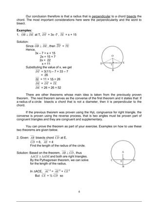 Module 1 circles | PDF