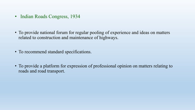 Module 1(highway planning and scope of highway engineering) | PDF
