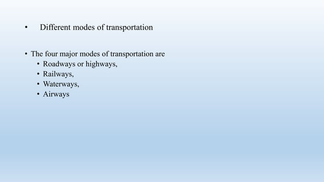 Module 1(highway planning and scope of highway engineering) | PDF