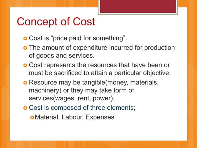Module 1 - cost and management accounting.pptx | Business Accounting ...