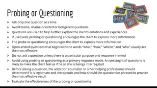 COUN 687 - Module 1, Counseling Skills Review | PPTX